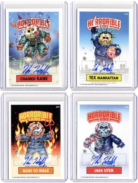 Horrorible Kids KANE HODDER - CELEBRITY AUTO Cards · Magic Marker Art ...