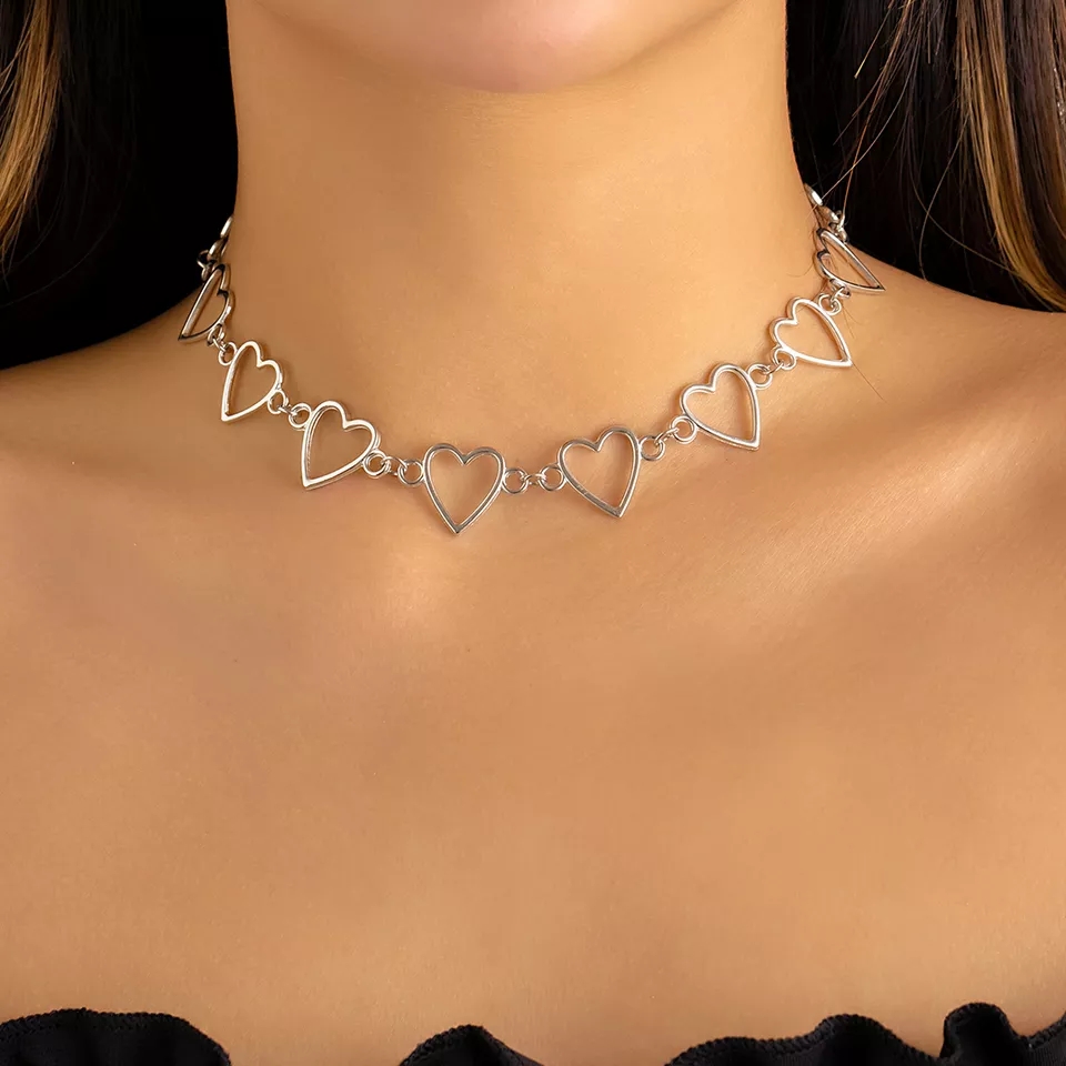 Fashion Sweet Love Heart Choker Necklace on Storenvy