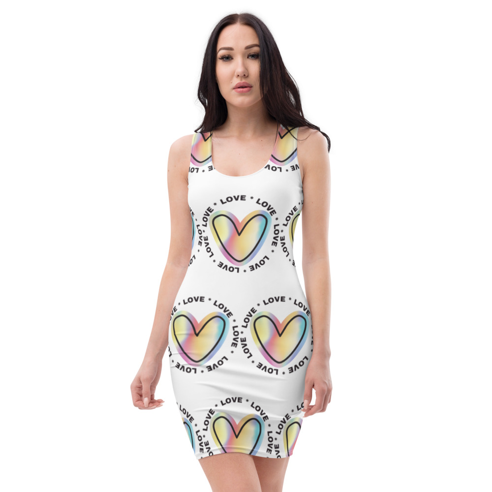 Love, Love Sublimation Cut & Sew Dress on Storenvy