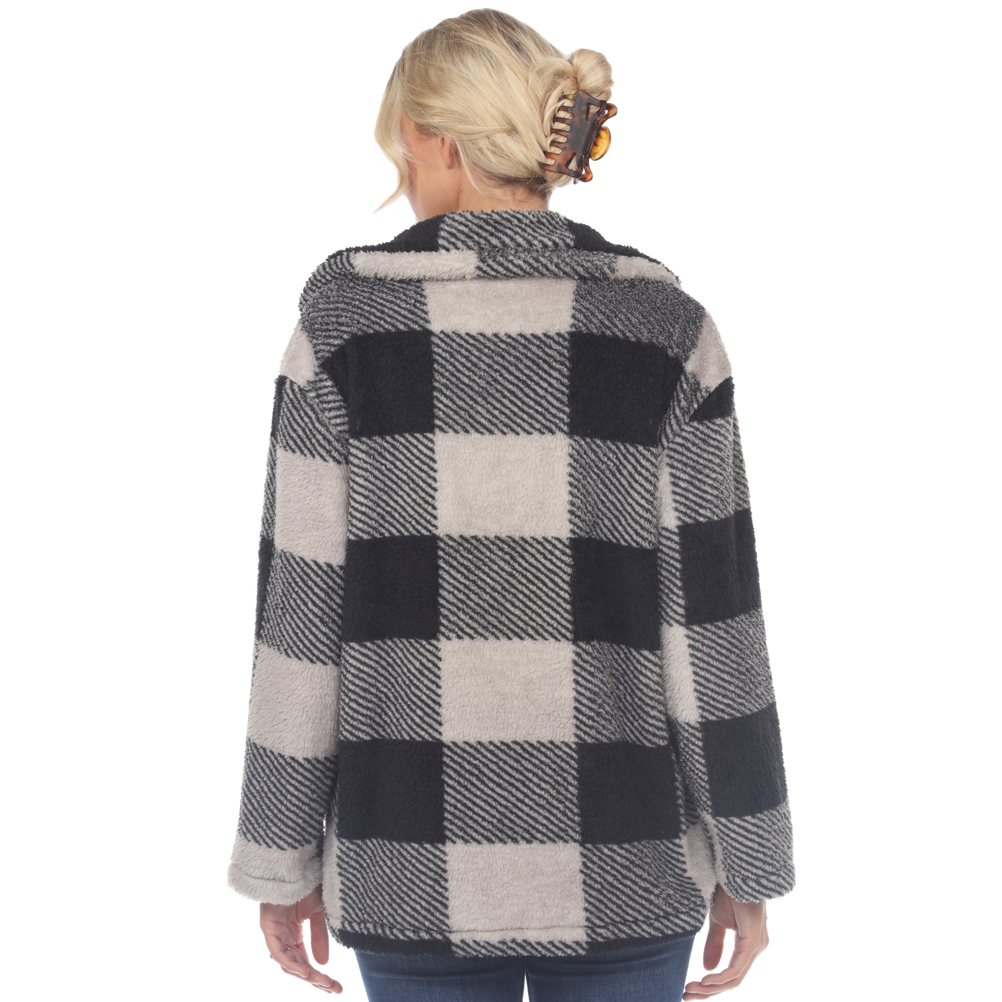 White Mark Women's Plaid Shacket on Storenvy