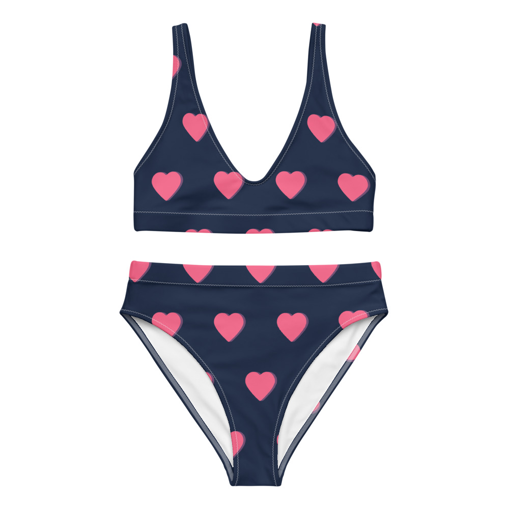 Recycled high-waisted bikini on Storenvy