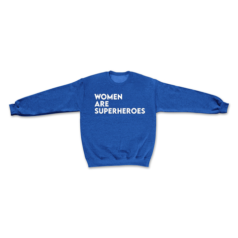 Superhero True Blue Crew Neck on Storenvy