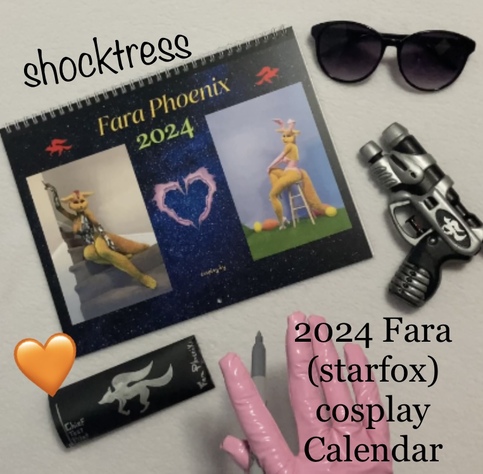 2024 Fara Phoenix: Desktop calendar on Storenvy
