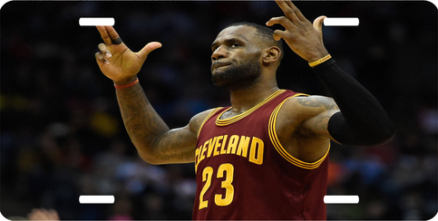 Lebron James Vanity License Plate on Storenvy