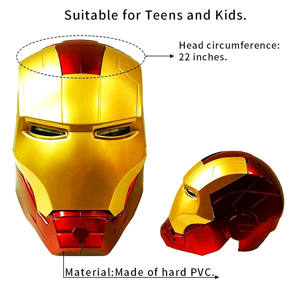 Electronic Iron-man Helmet MK43 Wearable Helmet LED Light Up Iron-man ...