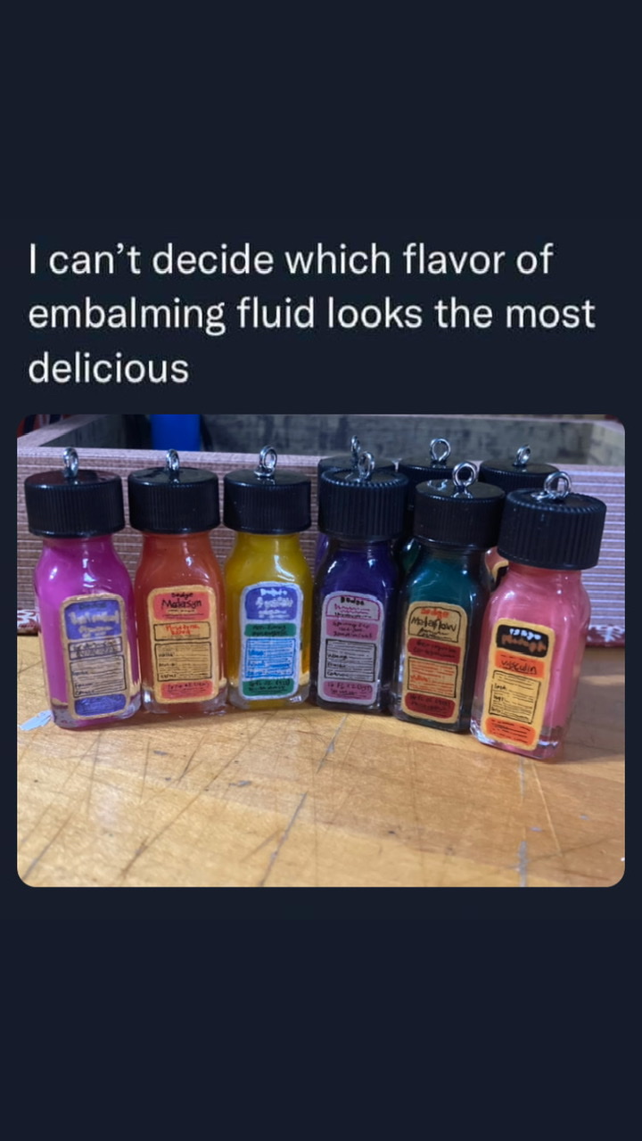 Embalming Fluid Necklaces on Storenvy