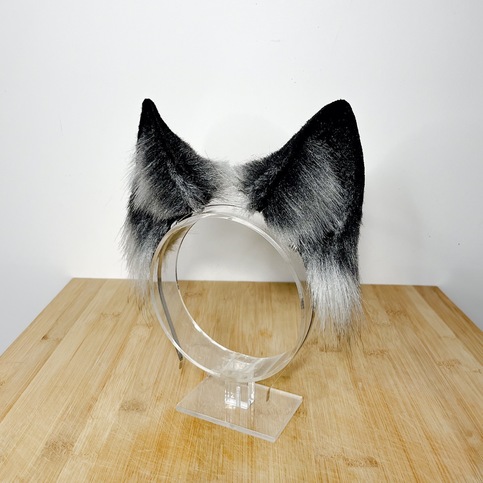 Black&Gray Wolf Ears MTO on Storenvy