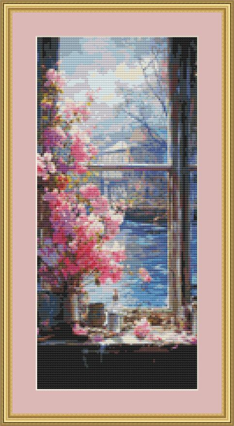 Window Cross Stitch Pattern on Storenvy