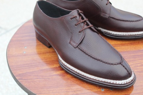 LeatherLooms Dark Brown Leather Norwegian Welted Dress Shoes on Storenvy