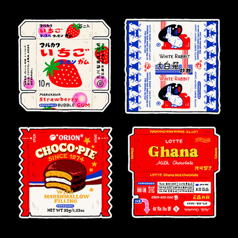 Sticker: Wrapper Series on Storenvy