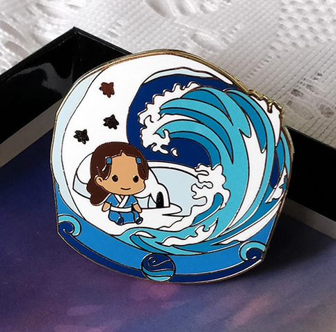 ATLA: Water Tribe Gold-plated Enamel Pin on Storenvy