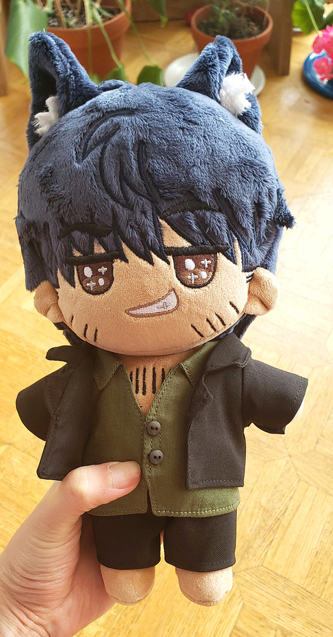[IN STOCK] Trigun Stampede Nicholas D. Wolfwood 20 cm Wolf Plushie ...