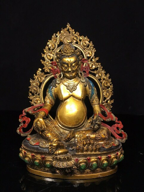 Chinese antique handmade exquisite and rare pure copper painted backlit ...