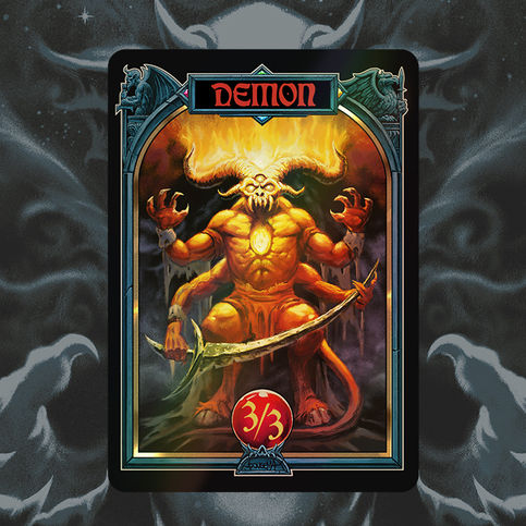 Demon - Token Card on Storenvy