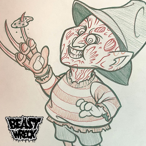 FREDDY KEEBLER pencil art · BeastWreck Stuff · Online Store Powered by ...