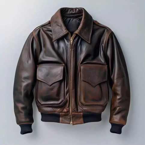 Bomber Legacy: Men's A-2 Flight Bomber Leather Jacket, Inspired by the ...