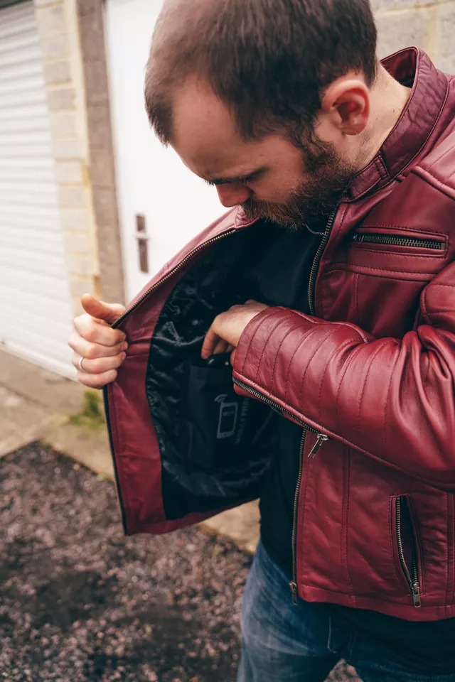 Open Road Original: Men's Soft Leather Casual Biker Jacket, Inspired by ...