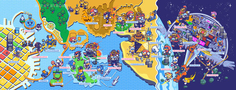 SA2 Battle Map · ByronB Art · Online Store Powered by Storenvy