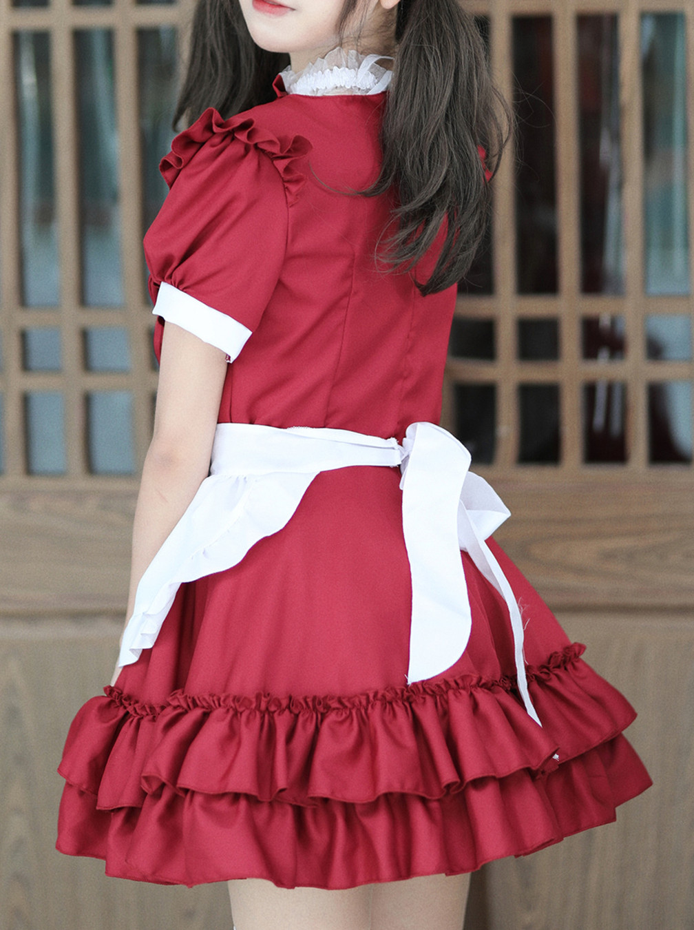 Halloween Maid Cosplay Costume Dresses for School Girls Cute French ...