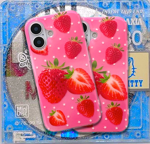 STRAWBERRY IPHONE CASE on Storenvy