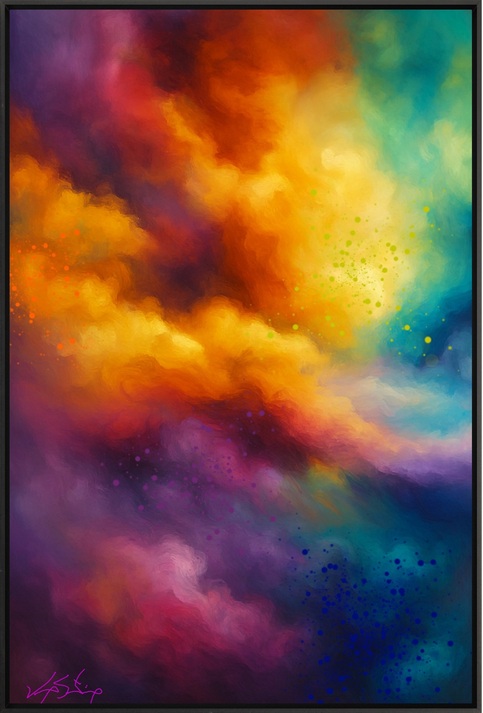 Vivid Colorful Abstract Cloudscape on Storenvy