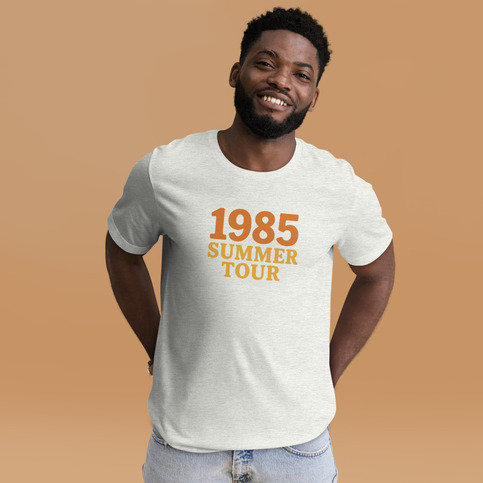 1985 Summer Tour Vintage T-Shirt Retro 80s Distressed Tee | Classic ...