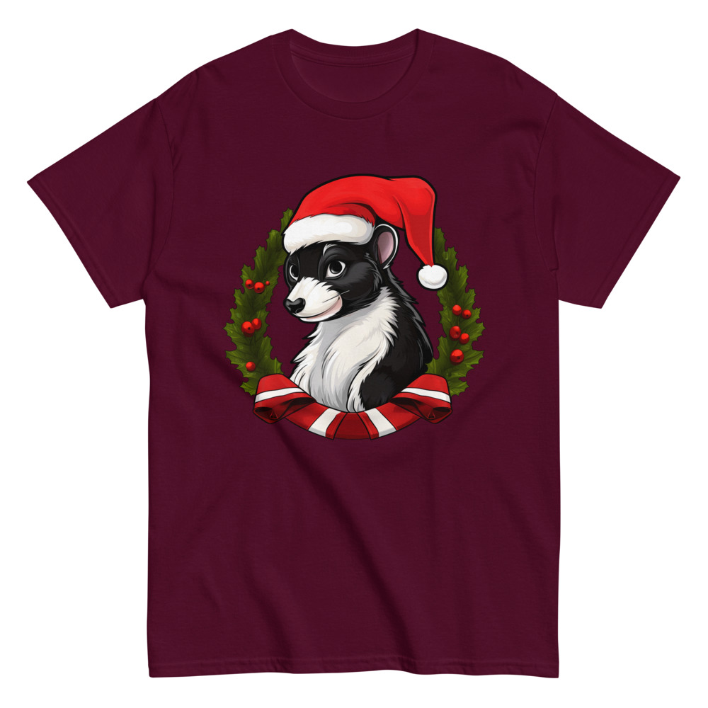 Santa Claus skunk T-Shirt on Storenvy
