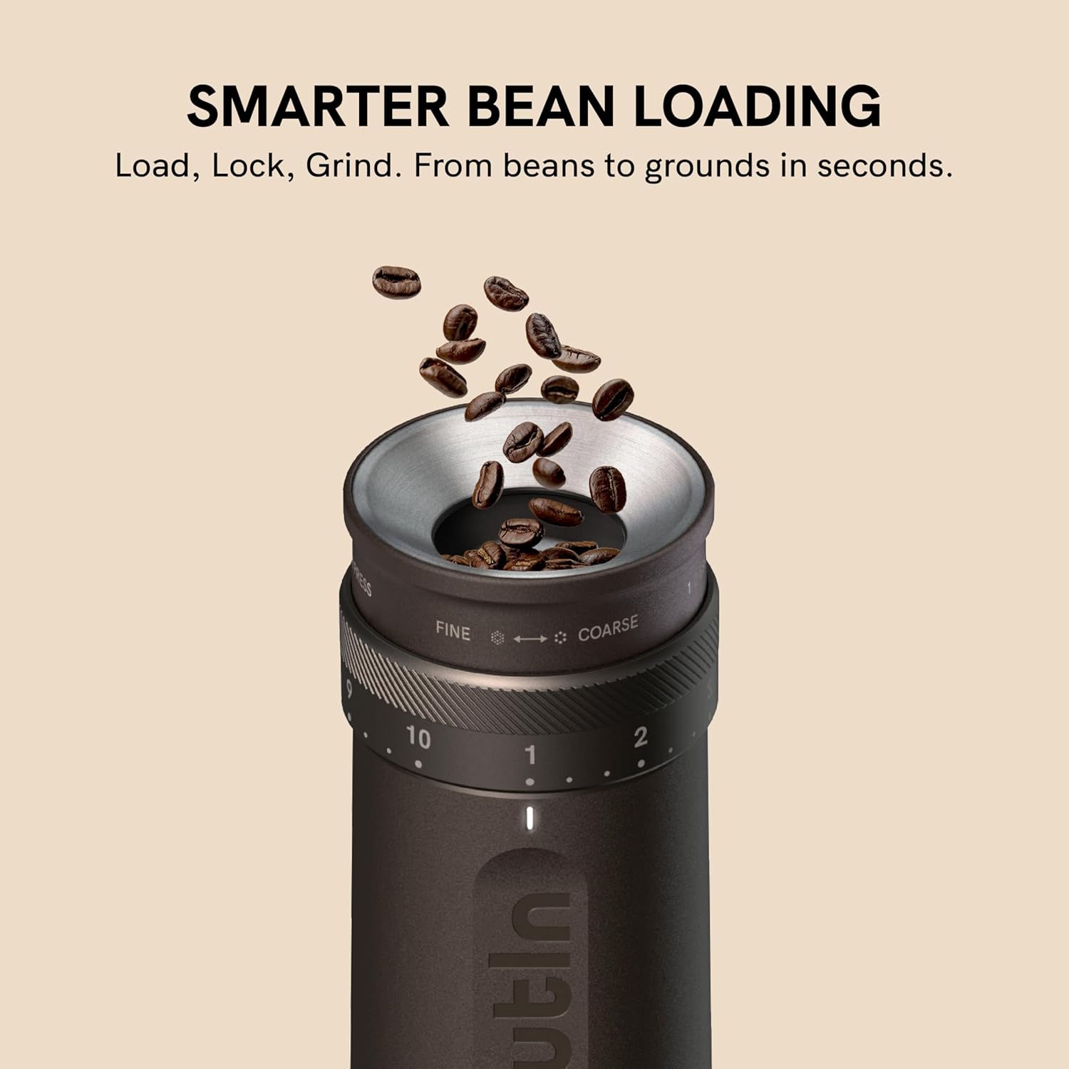 Outin Fino Portable electric grinder (Tundra brown) on Storenvy