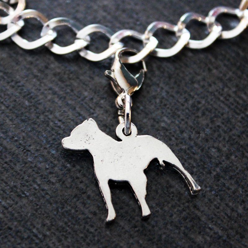 Pewter Pit Bull Charm on Storenvy