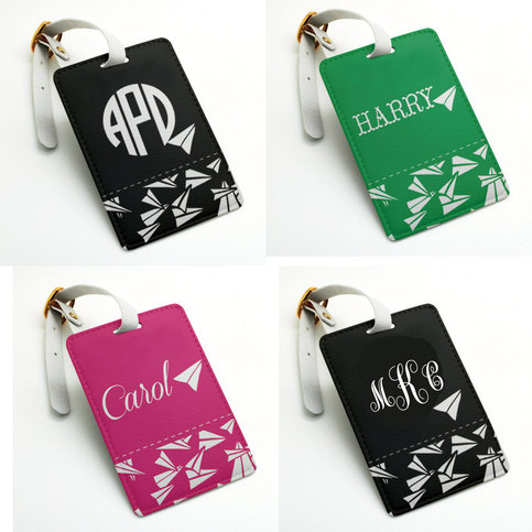 Airplane Plane Personalized name tag, Luggage Tag, Bag Tag, Travel Tag ...