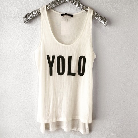 YOLO tank on Storenvy