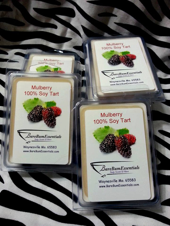 Mulberry Soy Tart Melts Wax Tarts Soy Melts Wax Tarts Scented Soy Wax Melts Soy Tarts Soy
