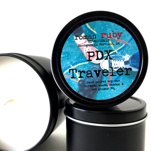 PDX Traveler Soy Candle 8oz · roman ruby botanicals · Online Store ...