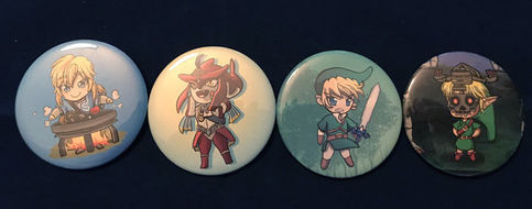 Zelda Button Set on Storenvy