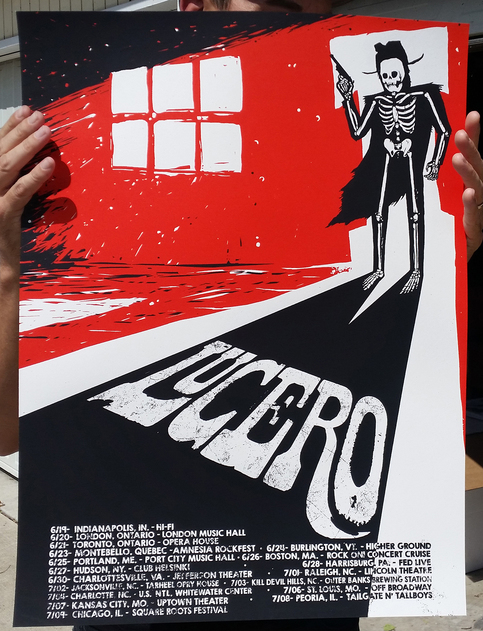 Lucero 2017 Tour Poster · Moon Light Speed · Online Store Powered by ...
