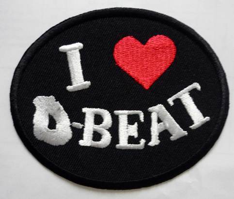 I LOVE D-BEAT embroidered patch · Black Seeds Records/Merch · Online ...