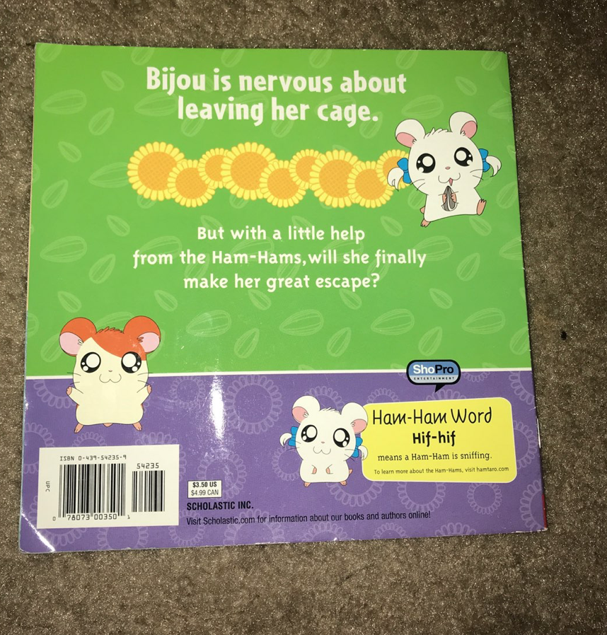 Anime Hamtaro Children's Book - Bijou's Adventure on Storenvy