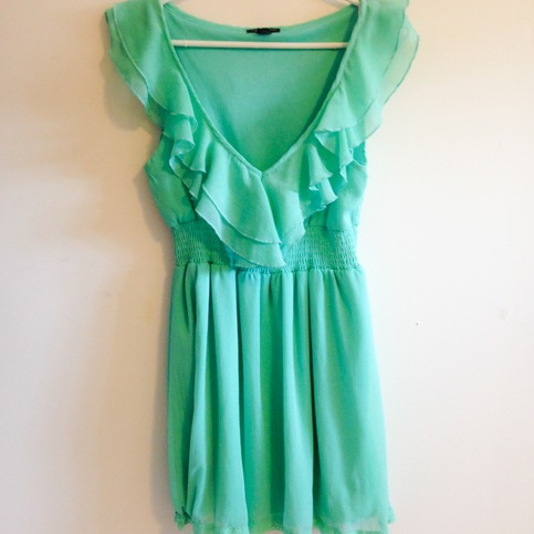 Aqua Green Summer Dress on Storenvy