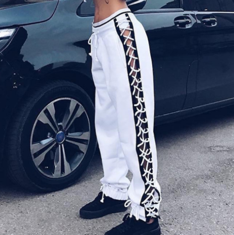 Loose Sexy Side Lace Up Type Pants on Storenvy
