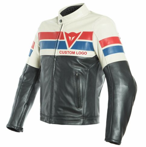 Motorcycle Racing Biker 100% Cowhide Leather Jacket Custom Made on Storenvy