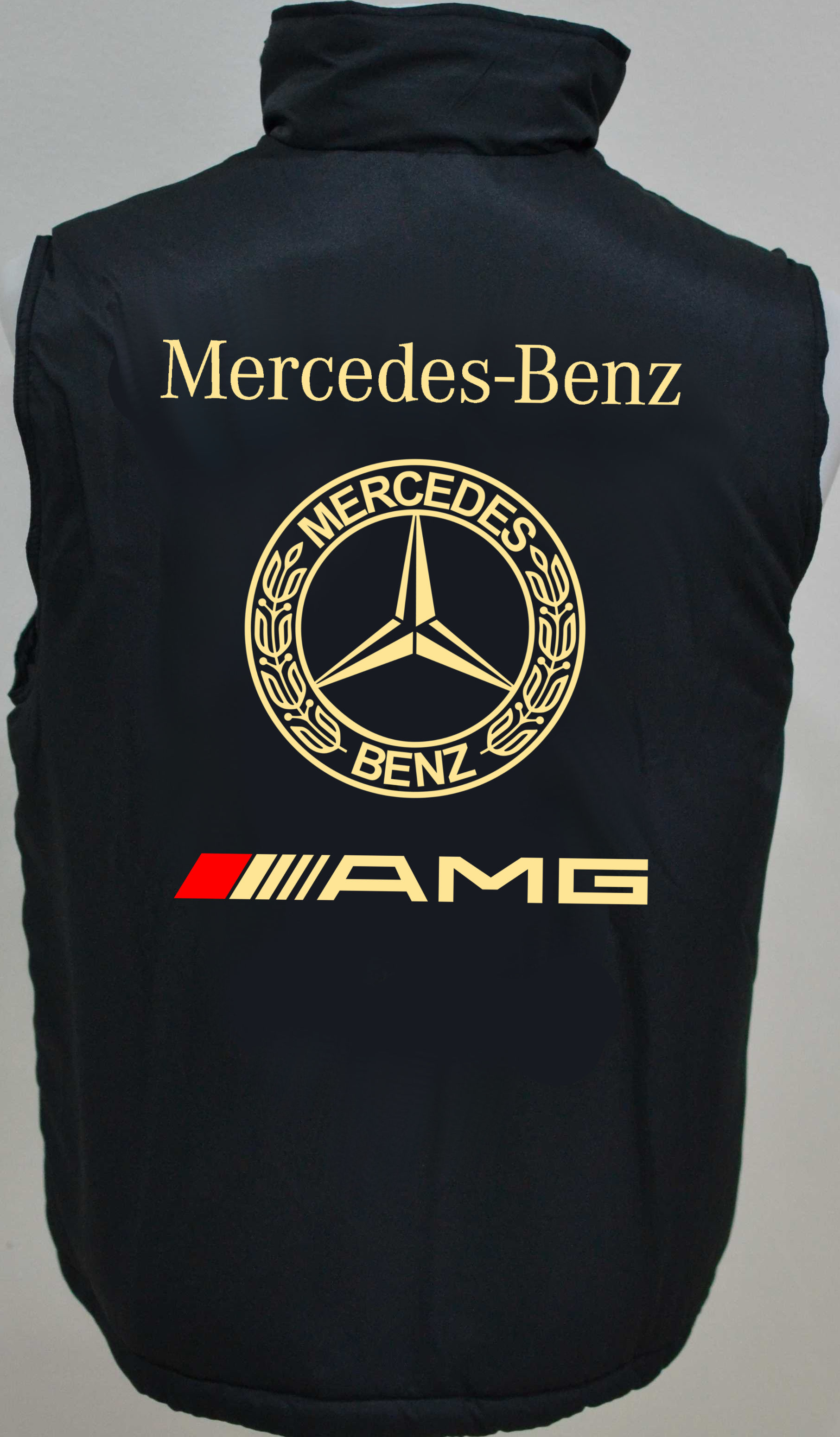Mercedes Benz AMG - Vest // Mercedes Benz AMG - Weste / back-gold on ...