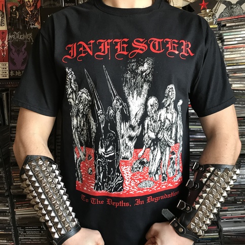 Infester - "To The Depths in Degradation" T-shirt · Headsplit Records ...