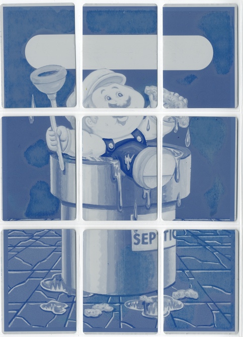 Pooper MARIO / Plumb EARL 9 Plate Puzzle Sets · Magic Marker Art ...