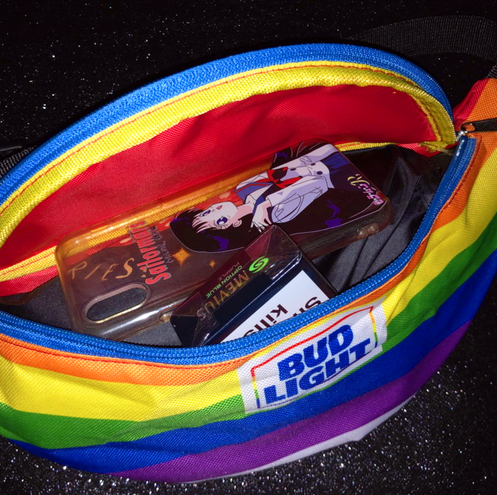 BUD LIGHT RAINBOW FANNY PACK on Storenvy