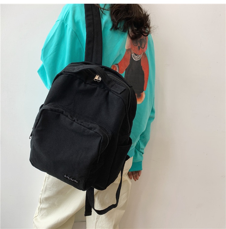 Vintage Solid Color School Backpack on Storenvy