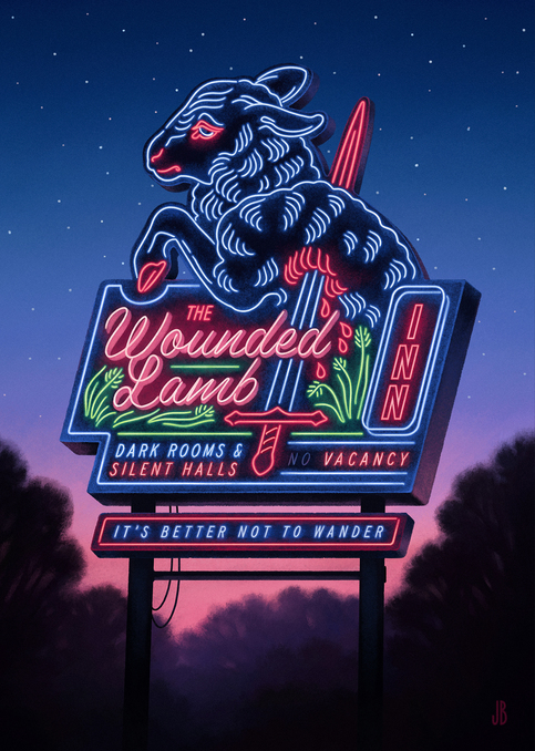 The Wounded Lamb Inn - Print · DAPPERMOUTH · Print Shop